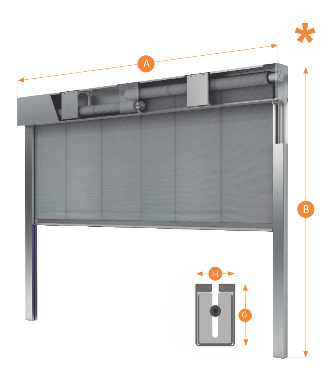 MSB DH-60/DA-150 Double mobile smoke curtain TECNITEX