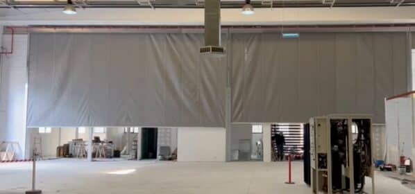 A challenge: Large fire curtains in an industrial warehouse - TECNITEX - EN